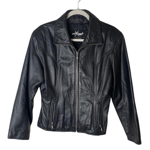 Wilsons Leather | Jackets & Coats | Wilsons Leather Maxima Black Full ...